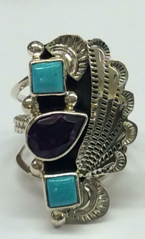 Navajo Greg Yazzie Couture Ring – Micah Gallery